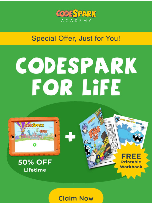 CodeSpark: 💲Special Offer on Lifetime Access to codeSpark! 💥 | Milled
