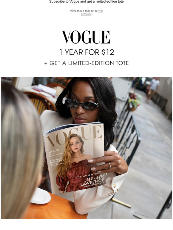 Vogue: You're invited: Subscribe to Vogue magazine | Milled