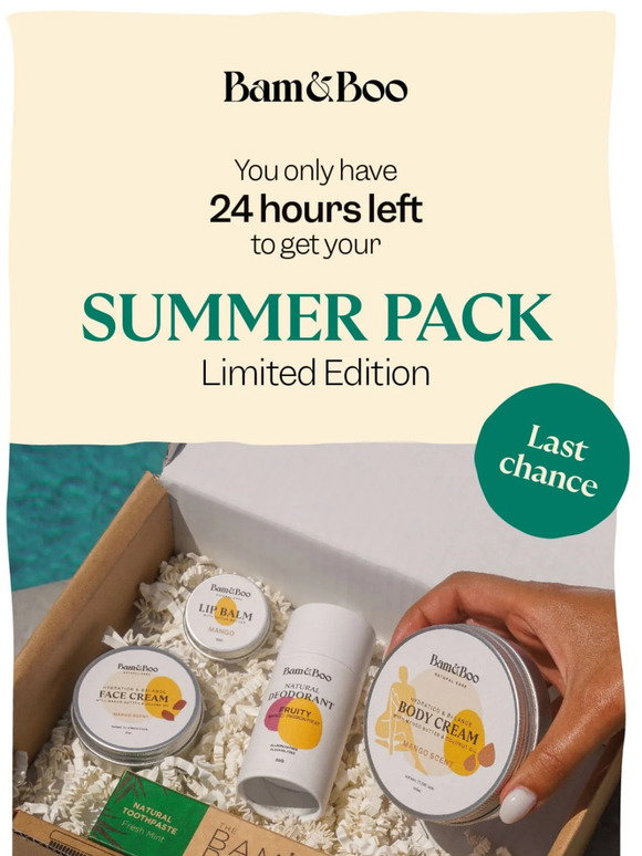 BAM and BOO: LAST CHANCE – Summer Pack ☀️ | Milled