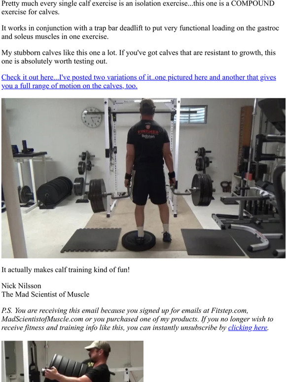 FitStep: Calf Deadlifts...a weird new way to build your calves... | Milled