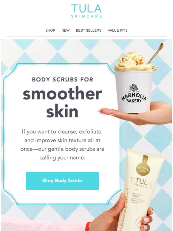 TULA: The body scrub (g)lowdown | Milled
