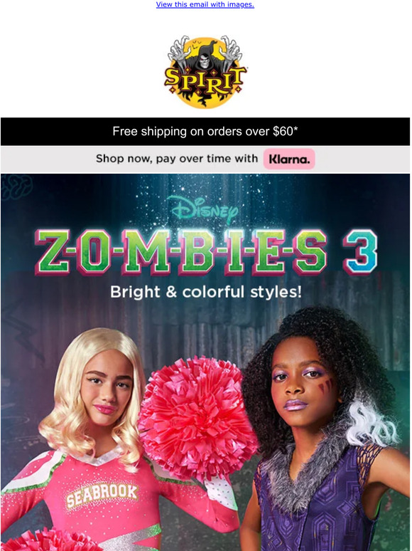 spirit halloween: 🧟‍♂️ Featuring: Disney Zombies 3! | Milled