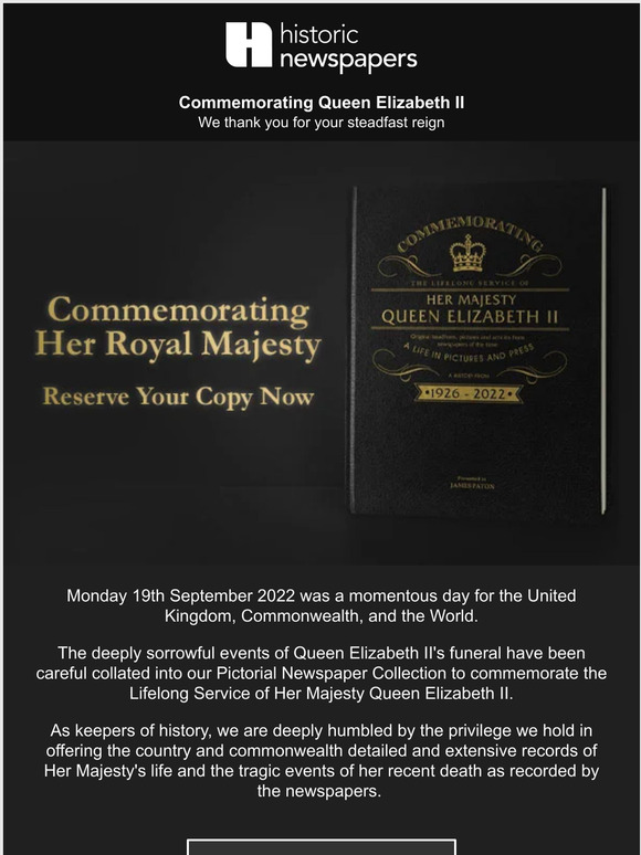 Historic Newspapers: Now Updated: The Pictorial History of Queen ...