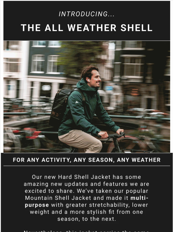 Cortazu: Introducing... the All Weather Shell! | Milled