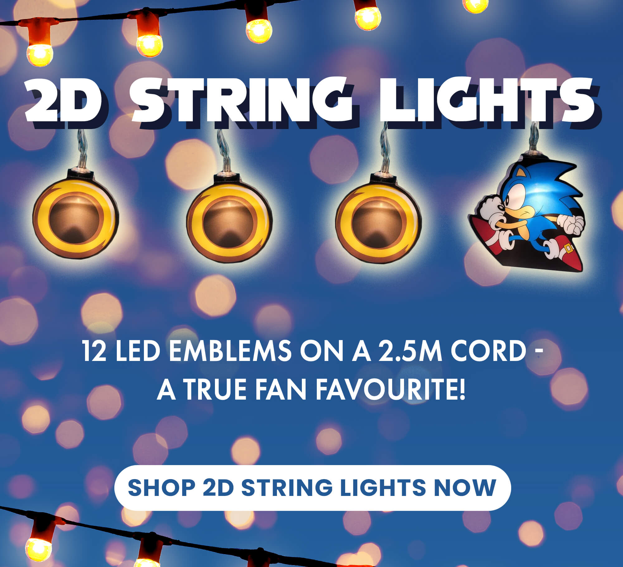SEGA Shop: New In: Sonic the Hedgehog Lights💙 | Milled