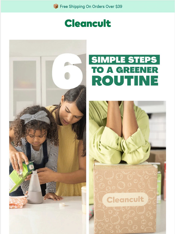 Cleancult: How To Make Your Daily Routine More Green | Milled