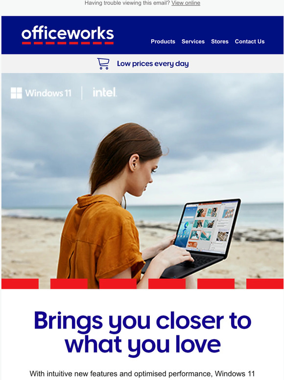 Officeworks: Windows 11 keeps you on the go | Milled