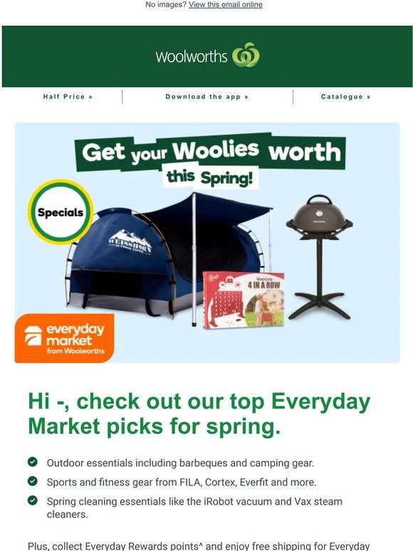 Woolworths: 🌸 —, specials for spring have just landed. Hurry 🏃 | Milled