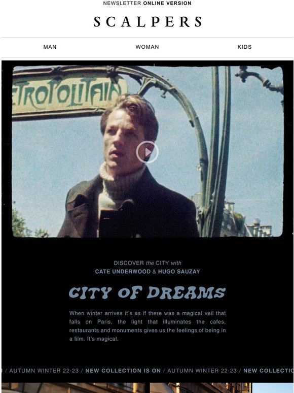 Scalpers: CITY OF DREAMS · New Campaign FW'22/23 | Milled