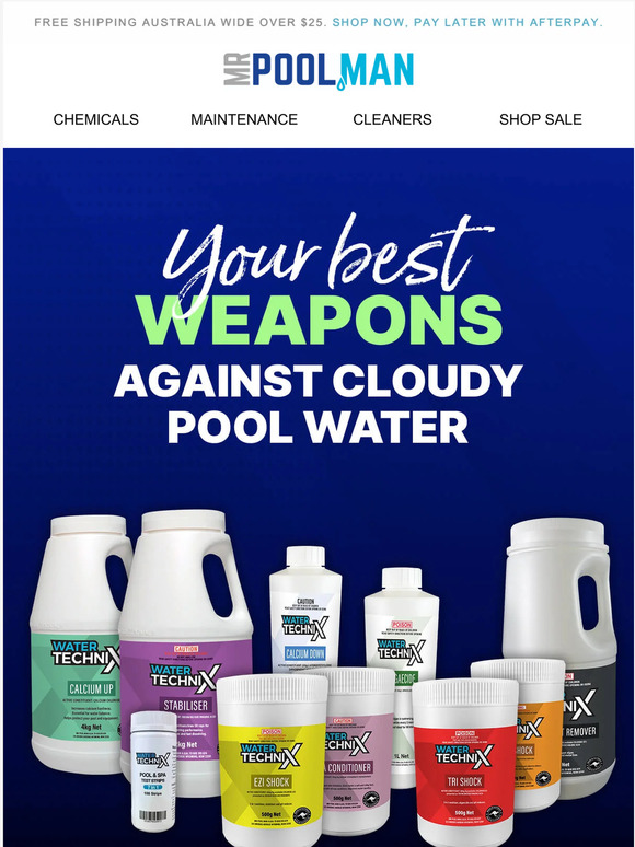 Mr Pool Man: Tired of fighting a cloudy pool? | Milled