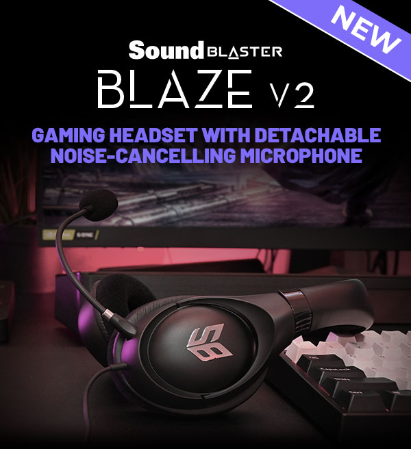 Creative: [NEW LAUNCH] Sound Blaster Blaze V2 – Let’s have fun gaming ...
