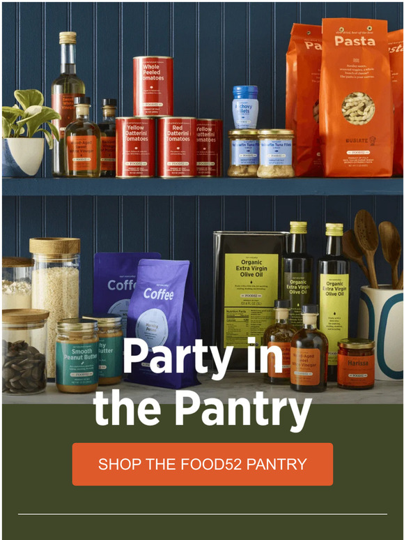 Food52: Big, BIG news: Our pantry line is HERE 🎉 | Milled