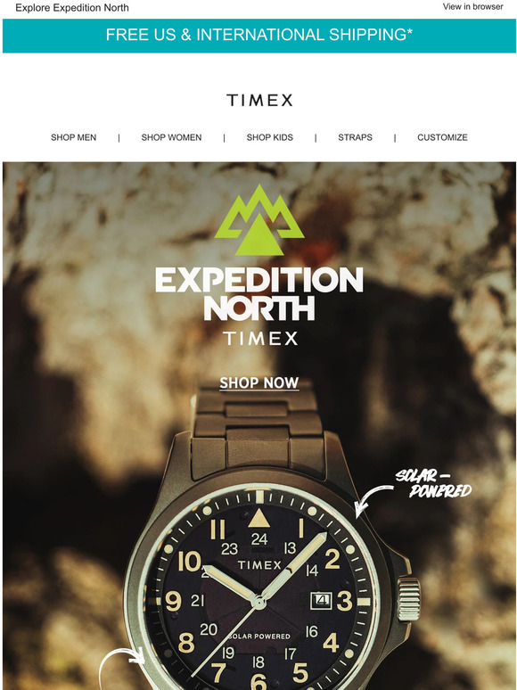 Timex: Expedition North: Ready for Adventure | Milled
