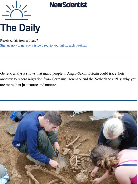 New Scientist: DNA reveals mass migration from Europe to Anglo-Saxon ...