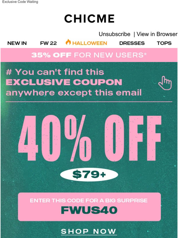Chicme: You can't find this EXCLUSIVE benefit anywhere except this email | Milled
