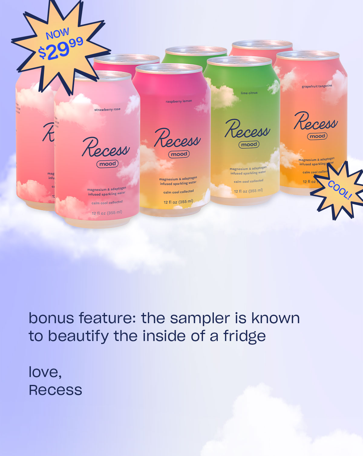 Recess: exclusive: new Recess Mood flavors are here | Milled
