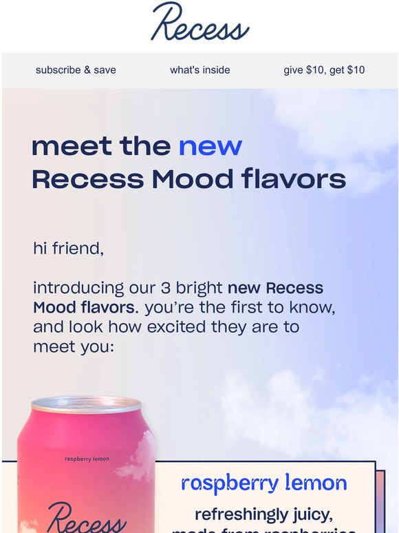Recess: 15% off Mood Powders is ending | Milled