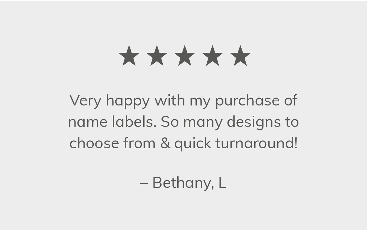 Hippo Blue: Name Labels From $10.40! | Milled