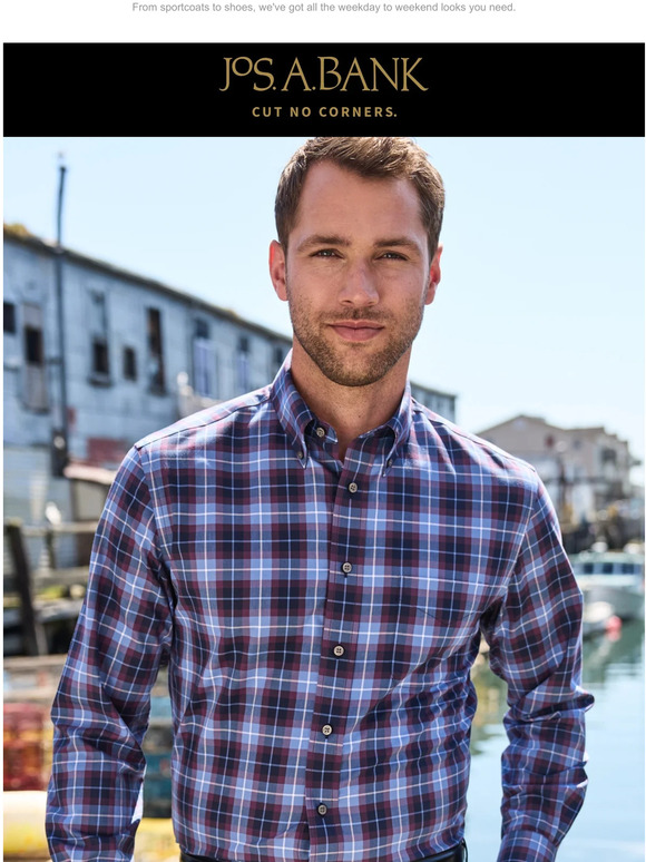 Jos. A. Bank: Approach fall with these seasonal essentials. | Milled