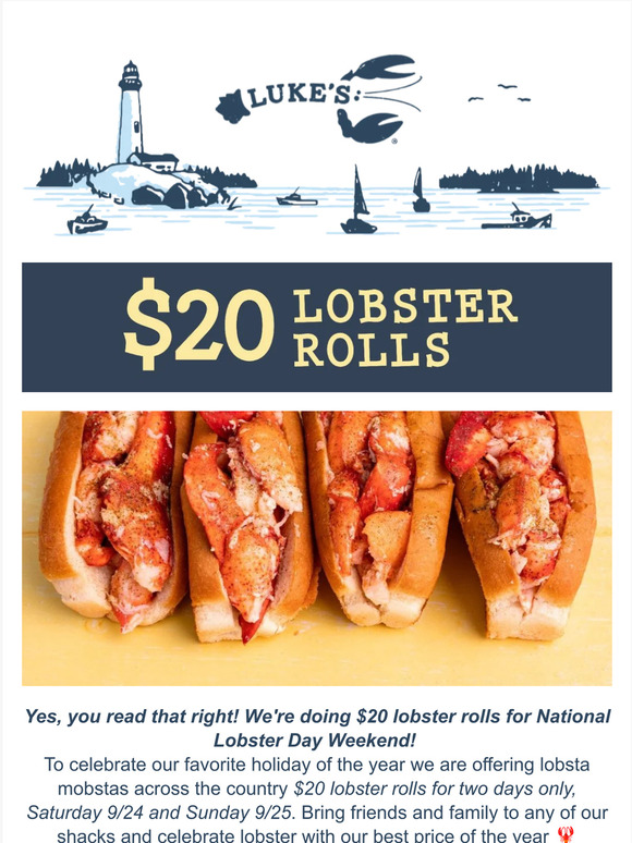 Luke's Lobster: Our *best* National Lobster Day ever! | Milled
