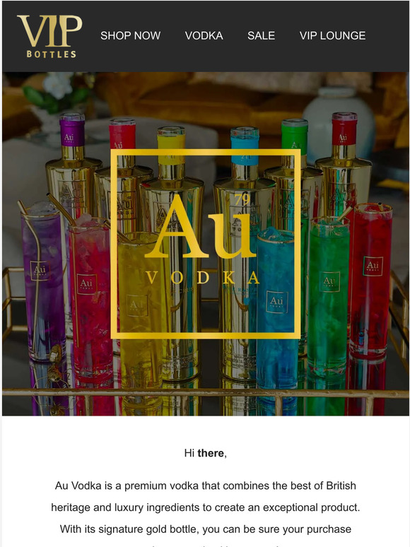 VIP Bottles: Au Vodka is 24 Karat (Liquid) Gold! 🤑💸 | Milled