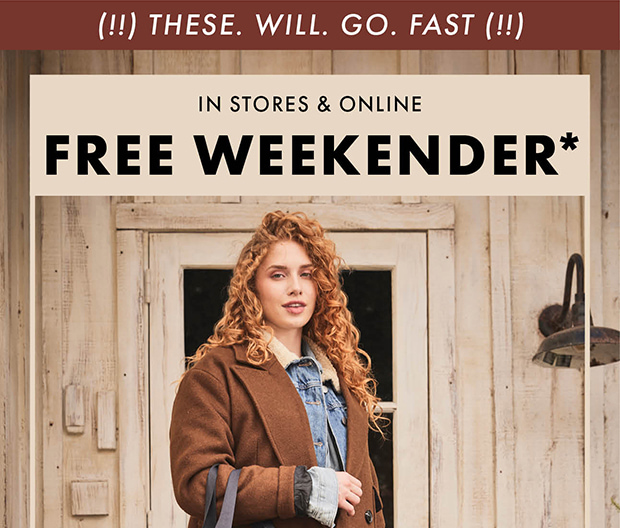 DSW: INSIDE: FREE WEEKENDER 🎁 | Milled