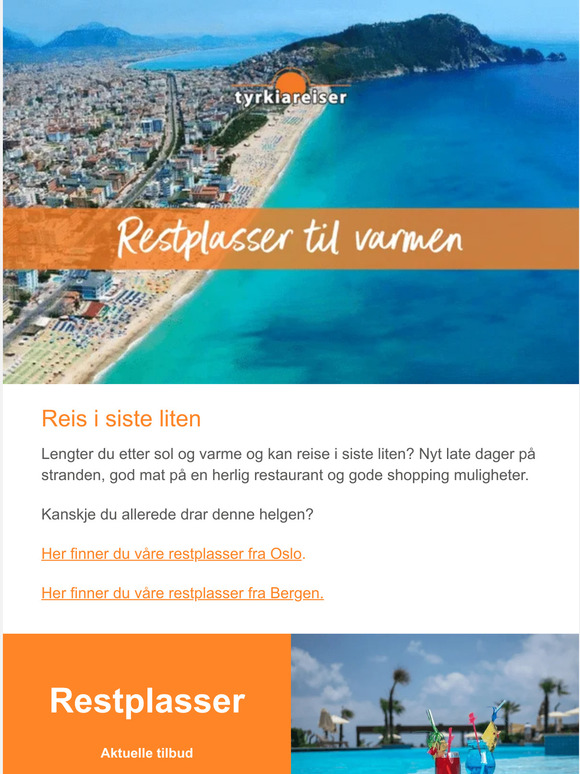 Tyrkiareiser: Restplasser til varmen ☀️ | Milled