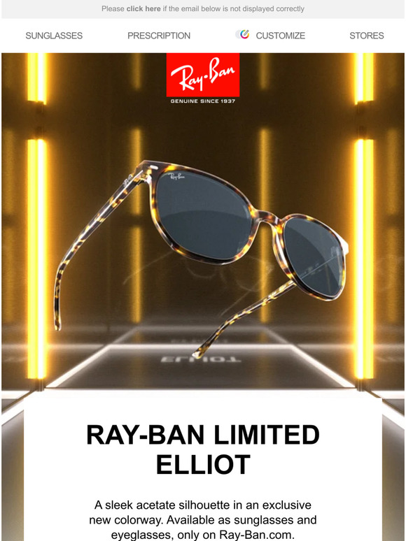 Ray-Ban: Limited Edition Elliot / Effortless chic | Milled