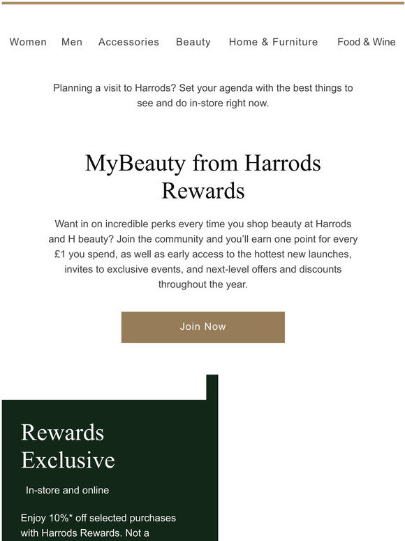 Harrods: Have you discovered our new beauty loyalty programme? | Milled