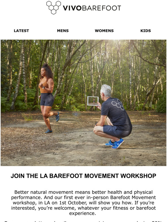 Vivobarefoot: Barefoot Movement LA workshops are here | Milled
