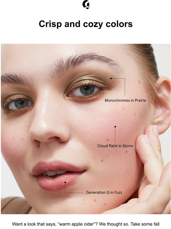 Glossier: Three steps for a fall look | Milled