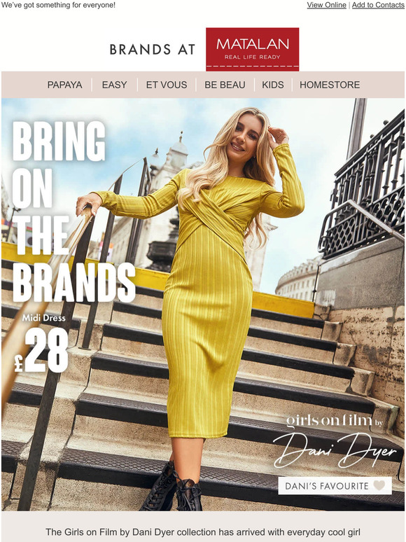 Matalan: The labels you know & love, exclusively online | Milled