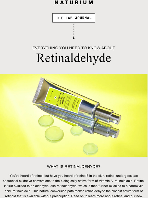 Naturium: Retinaldehyde: Here's Everything You Need To Know | Milled