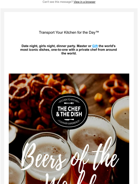 The Chef & The Dish: Discover the Beers of the World! | Milled