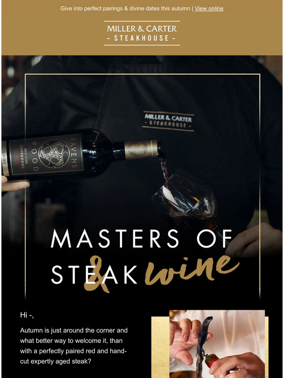 Miller & Carter: —, find your own perfect pairing | Milled