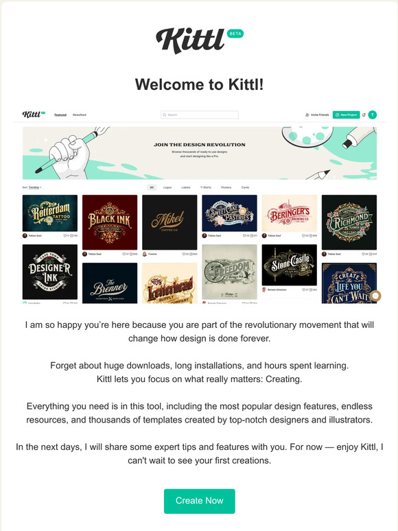 Kittl: Welcome to Kittl | Milled