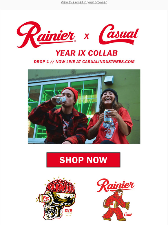 Casual Industrees: RAINIER YEAR IX NOW LIVE🍻 | Milled