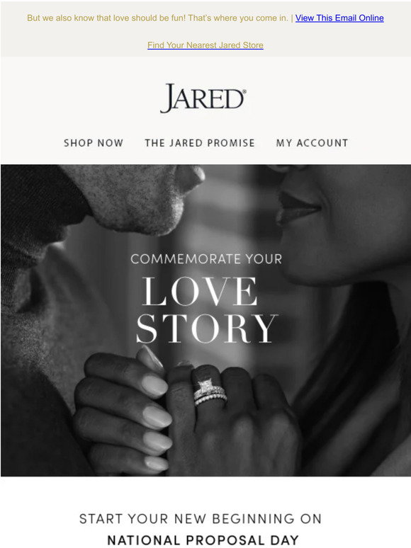 Jared: Jared takes the expression of lifelong love very seriously. | Milled