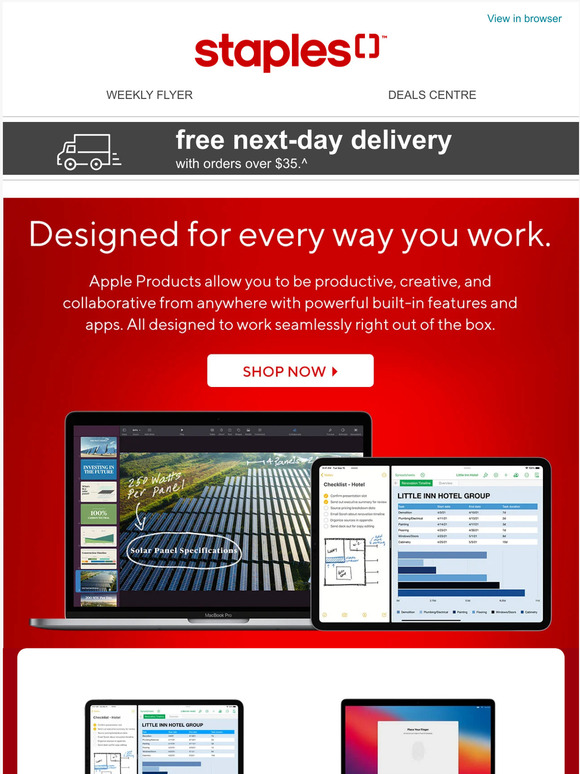 Staples: Be productive, creative and collaborative from anywhere | Milled