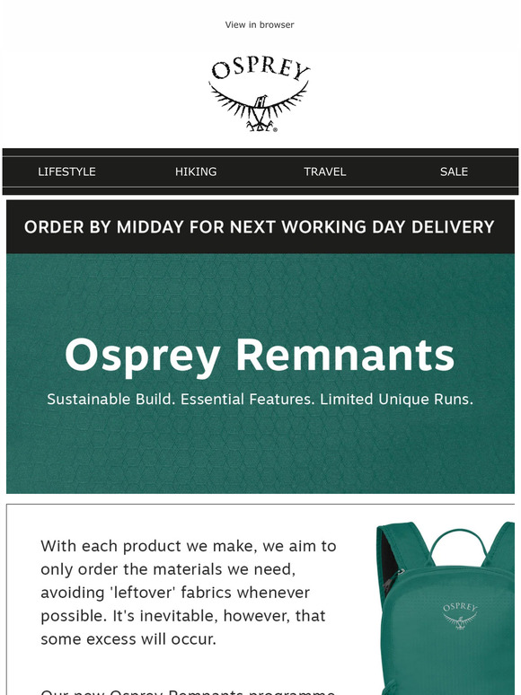 Osprey Europe: Introducing NEW Osprey Remnants | Milled