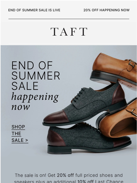 Taft Clothing: End of Summer Sale is Live! | Milled