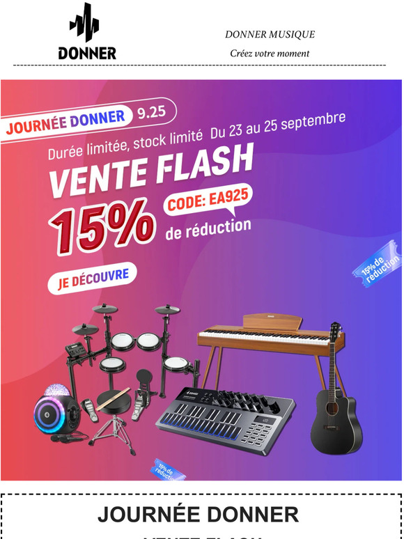 Donner: 😍JOURNÉE DONNER, 15% de réduction pour les abonnés par e-mail ...