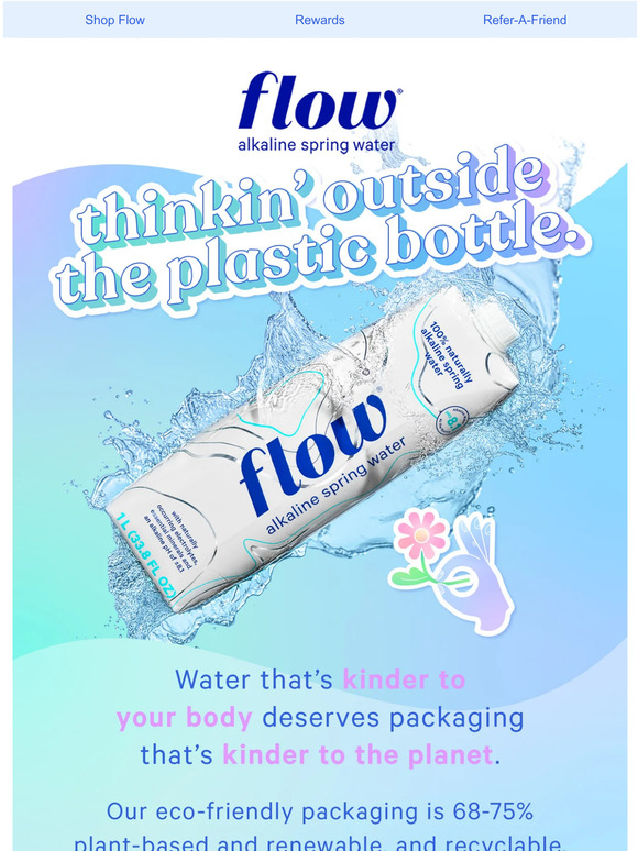 Flow Hydration: The package for positive change. | Milled