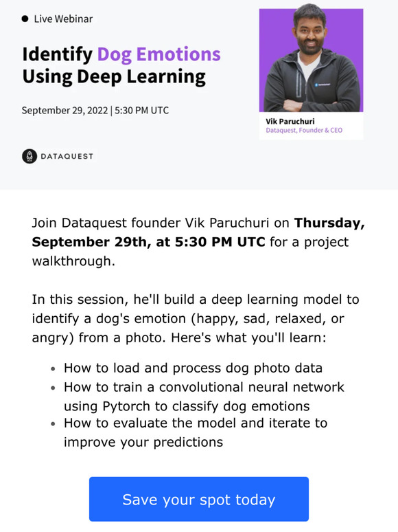 Dataquest: Identify Dog Emotions Using Deep Learning | Milled