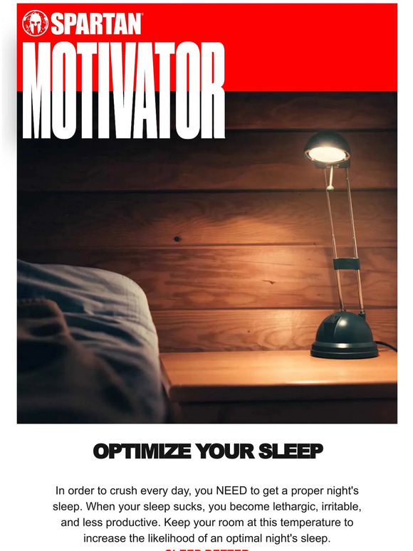 Spartan Race: What's the Best Temperature for Optimal Sleep? | Milled