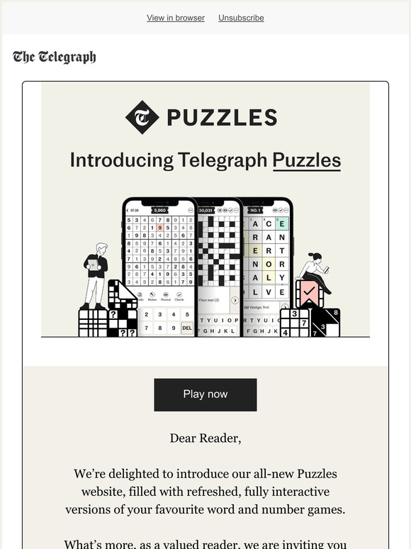 The Telegraph: Introducing Telegraph Puzzles | Milled