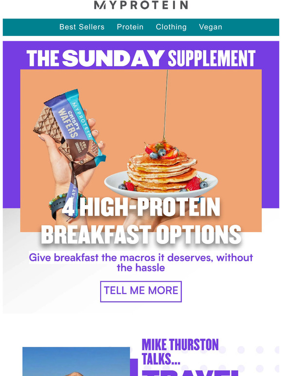 Myprotein: HIGH-PROTEIN BREAKFASTS | Milled
