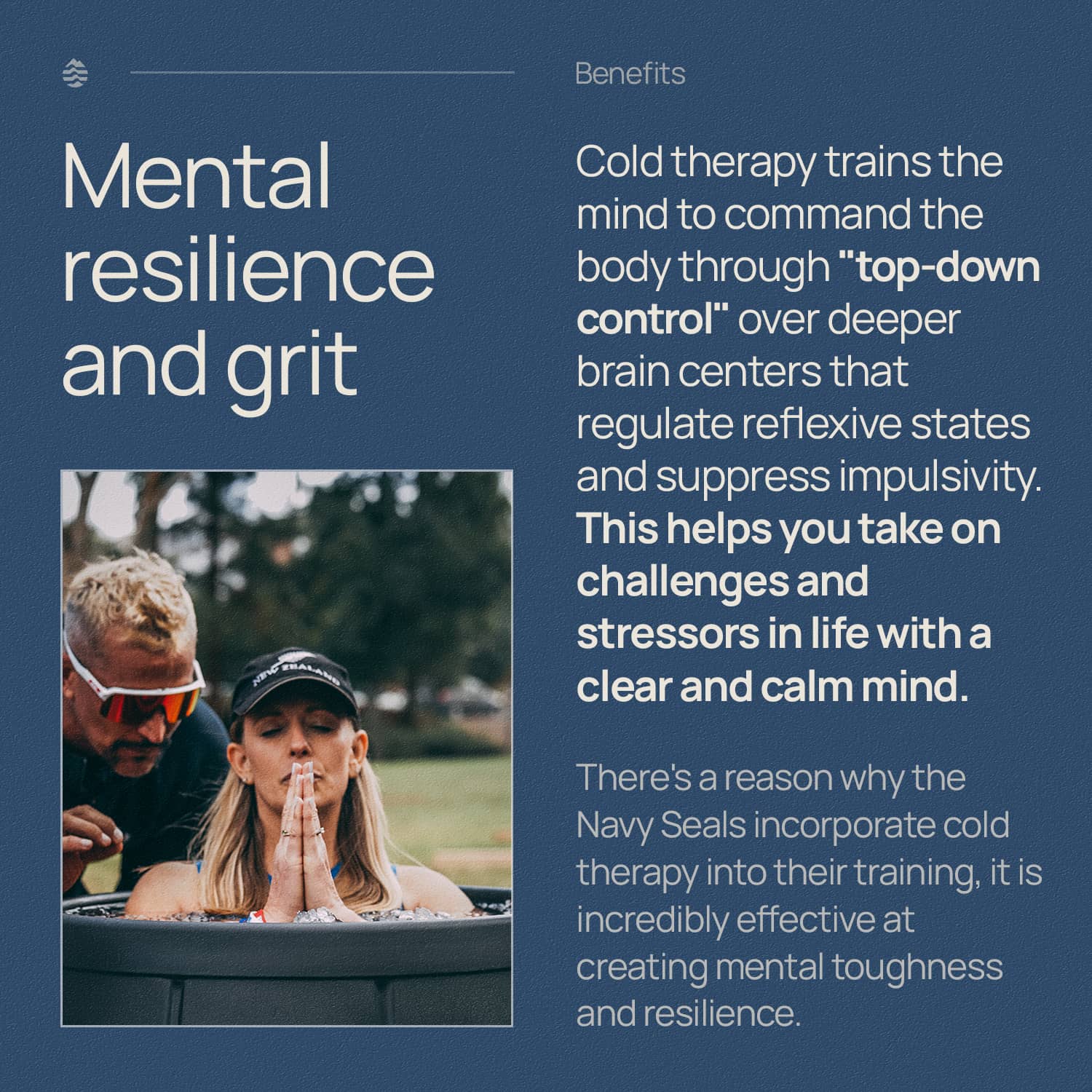 Ice Barrel: Today's cold therapy benefit: mental resilience and grit 💪 ...