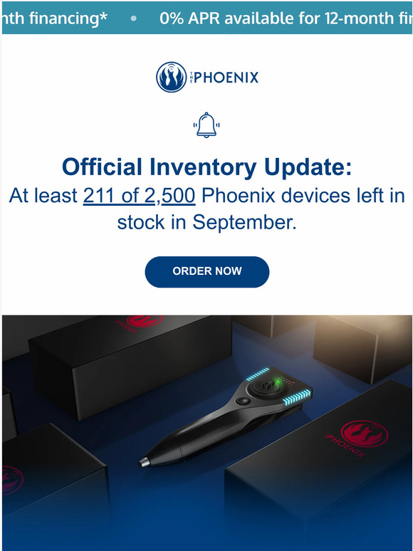 Phoenix: This could be it [inventory severely low] | Milled