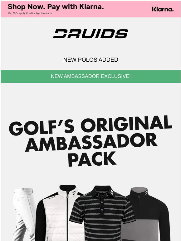Druids Golf: AMBASSADOR: THE £99 PACK WITH NEW ADDITIONS 🔥 | Milled